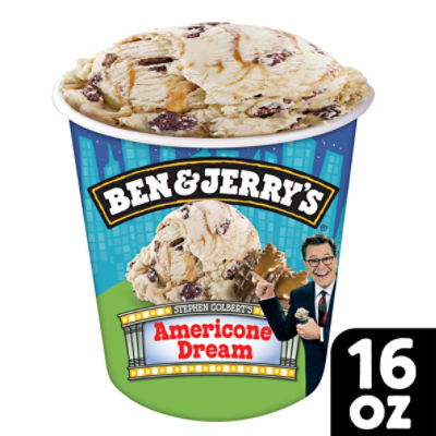Ben & Jerry's Vermont's Finest Stephen Colbert's Americone Dream Ice ...