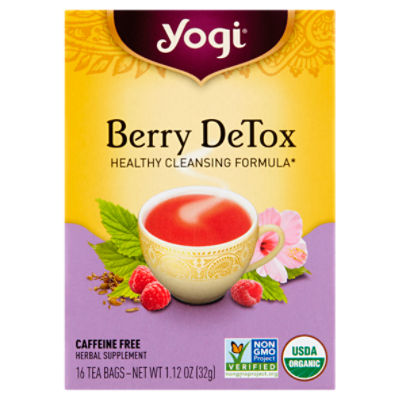 Yogi Berry DeTox Tea Bags, 16 count, 1.12 oz