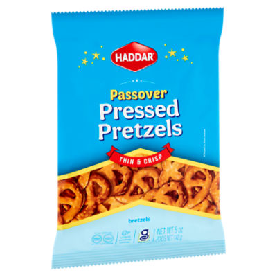 Haddar Thin & Crisp Passover Pressed Pretzels | Fig App