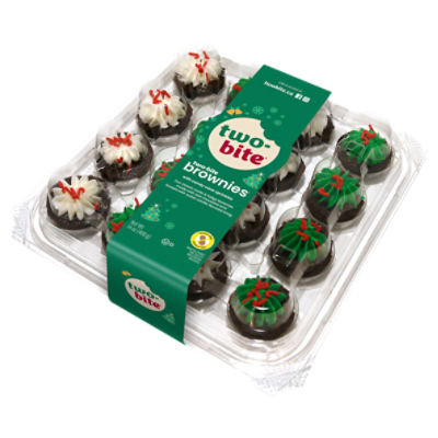 Two-Bite Brownies with Candy Cane Sprinkles, 14 oz - Price Rite