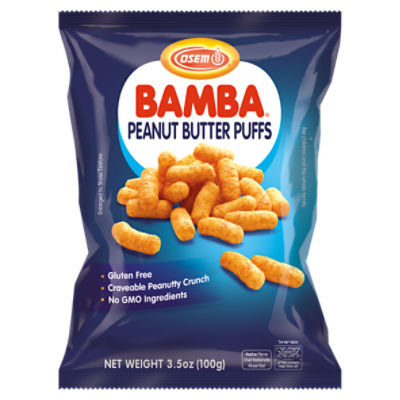 Osem Bamba Peanut Butter Puffs, 3.5 oz - Fairway