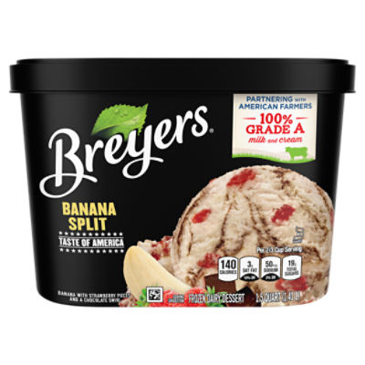Breyers Taste of America Banana Split, Frozen Dairy Dessert