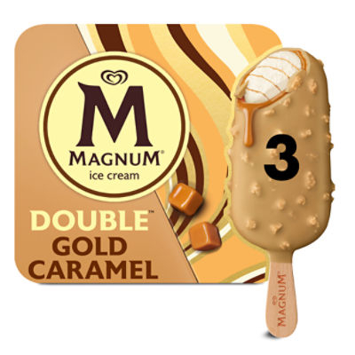 Magnum Ice Cream Bars Double Gold Caramel 3 PK