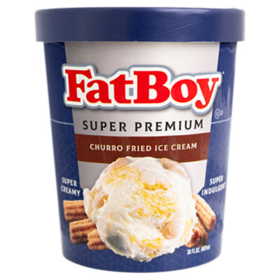 FatBoy Super Premium Churro Fried Ice Cream, 30 fl oz - Price Rite