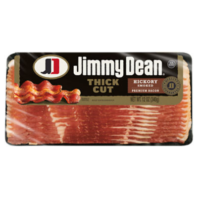 Jimmy Dean Premium Hickory Smoked Thick Cut Bacon, 12 oz