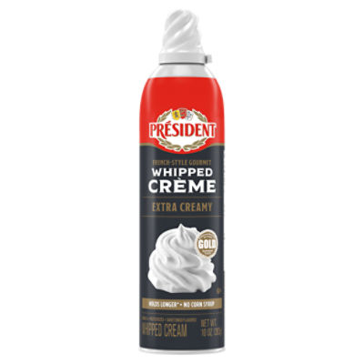 President French-Style Gourmet Extra Creamy Whipped Cream, 10 oz - Fairway