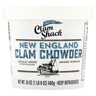 Blount Clam Shack New England Clam Chowder, 24 oz - ShopRite