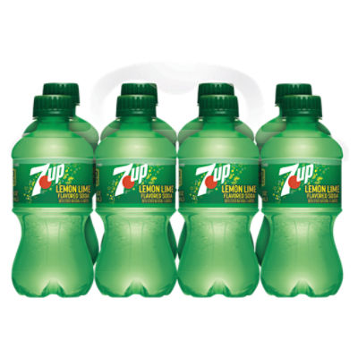 7UP Lemon Lime Flavored Soda, 8 count - The Fresh Grocer