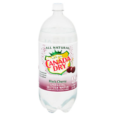Canada Dry Black Cherry Sparkling Seltzer Water - 2 Liter, 67.6 fl oz ...