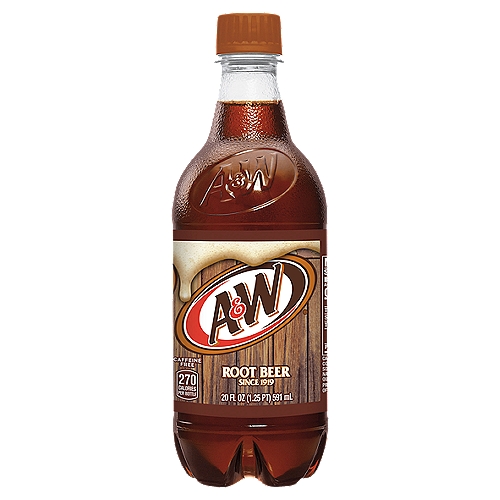 A&W Root Beer Soda, 20 fl oz bottle - ShopRite A&W Root Beer Soda, 20 fl oz bottle - ShopRite