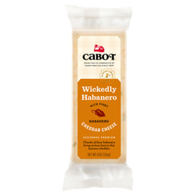 Cabot Wickedly Habanero Cheddar Cheese, 8 oz - Fairway