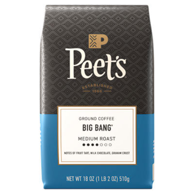 Peet's COFFEE Big Bang Medium Roast Ground Coffee, 18 oz - ShopRite