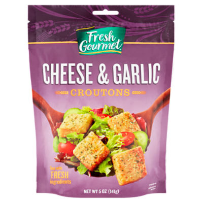 Fresh Gourmet Cheese & Garlic Croutons, 5 oz - ShopRite