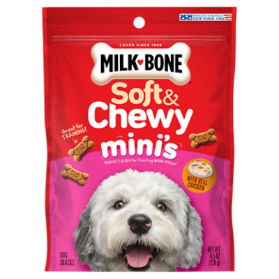 Milk-Bone Soft & Chewy Mini's Dog Snacks, 4.5 oz - ShopRite