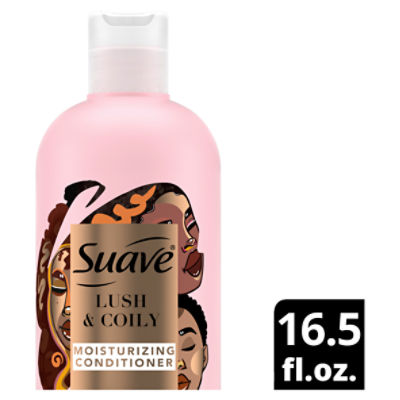 Suave Pink Lush & Coily Moisturizing Conditioner, 16.5 fl oz - ShopRite