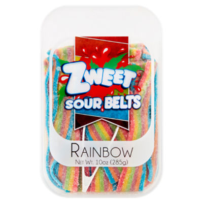 Zweet Sour Rainbow Belts, 10 oz - Fairway