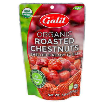 Galil Organic Roasted Chestnuts, 3.5 oz - ShopRite