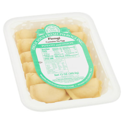 Delicious Fresh Pierogi Inc. Potato and Onion Pierogi, 13 oz - Fairway