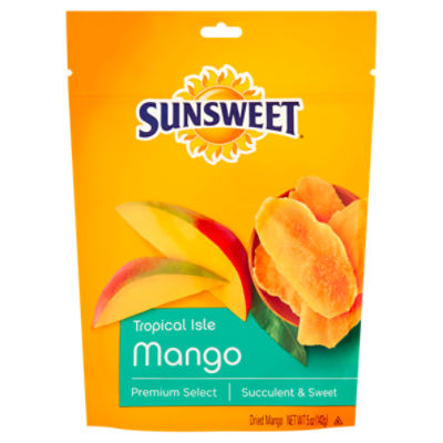 Sunsweet Pacific Tropicals Premium Dried Mango, 5 oz - Fairway