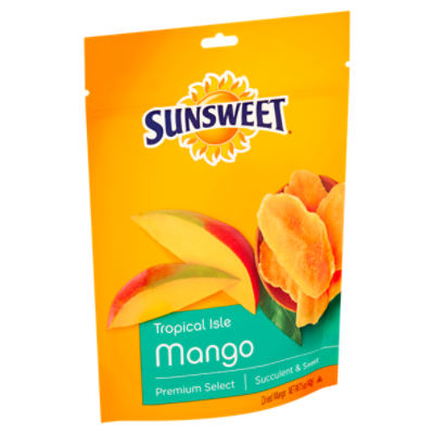 Sunsweet Pacific Tropicals Premium Dried Mango, 5 oz