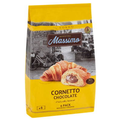Maestro Massimo Chocolate Cornetto, 6 count, 10.58 oz