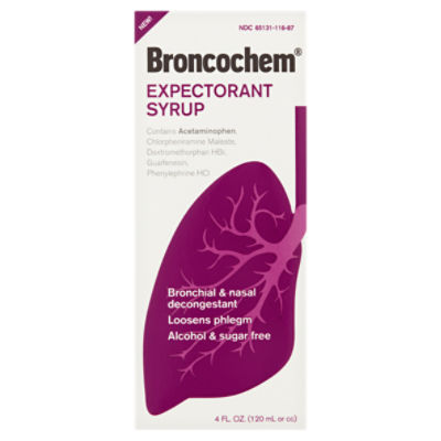 Broncochem Original Expectorant Syrup, 4 fl oz - ShopRite