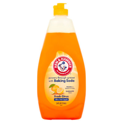 Arm & Hammer Fresh Citrus Ultra Dish Liquid, 24 fl oz - The Fresh Grocer