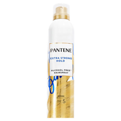 PANTENE Pro-V Extra Strong Hold Alcohol Free* Level 5 Hairspray, 7.0 oz ...