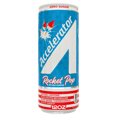 A SHOC Accelerator Rocket Pop Energy Drink, 12 fl oz can - ShopRite
