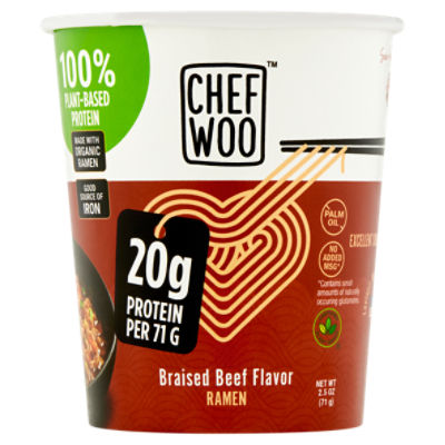 Chef Woo Braised Beef Flavor Ramen, 2.5 oz - Fairway
