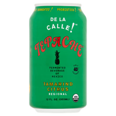 De La Calle! Tepache Tamarind Citrus Regional Fermented Beverage, 12 fl ...