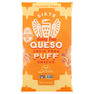 Siete Queso Grain Free Puff Snacks, 4 oz - Fairway