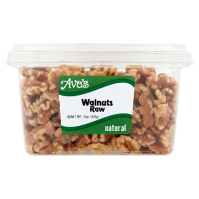 Ava's Natural Walnuts Raw, 15 oz - ShopRite