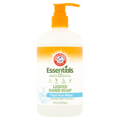 Arm & Hammer Essentials Fresh Rain Water Liquid Hand Soap, 14 fl oz ...