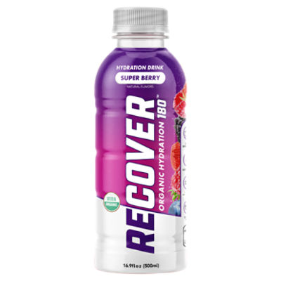 Recover Organic 180 Super Berry Hydration Drink, 16 fl oz - Fairway