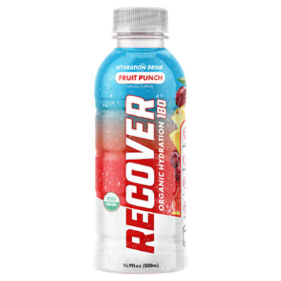 Recover Organic 180 Fruit Punch Hydration Drink, 16 fl oz - Fairway