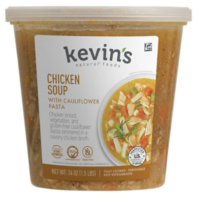 Kevin's Natural Foods Chicken Soup with Cauliflower Pasta, 24 oz - Fairway