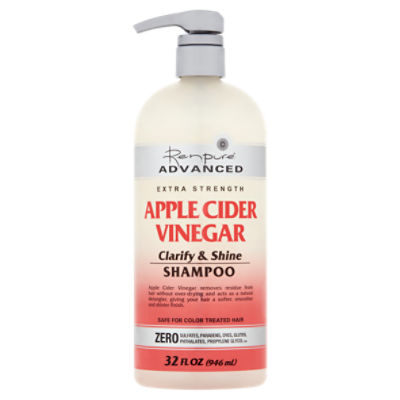 Renpure Advanced Extra Strength Apple Cider Vinegar Shampoo, 32 fl oz