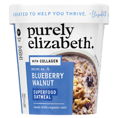 Purely Elizabeth Recipe No. 14 Blueberry Walnut Superfood Oatmeal, 2 oz ...