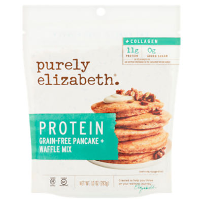 Purely Elizabeth Protein Grain-Free Pancake + Waffle Mix, 10 oz