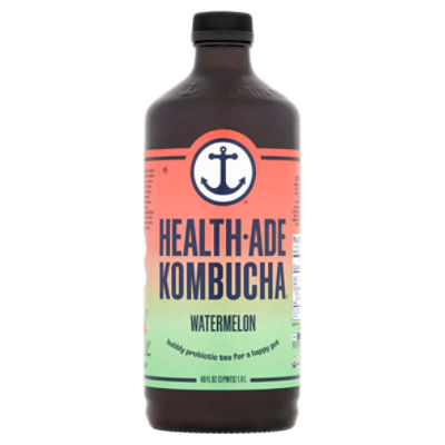 Health-Ade Kombucha Watermelon Probiotic Tea, 48 fl oz - Fairway