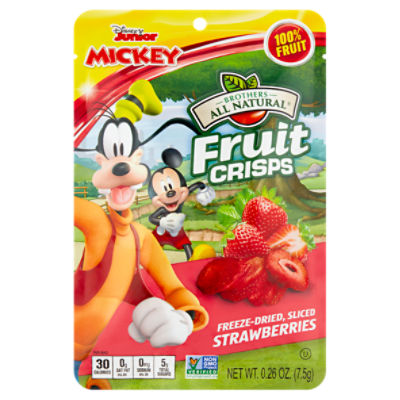 Brothers All Natural Freeze-Dried, Sliced Strawberries Fruit Crisps, 0. ...