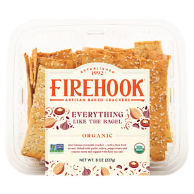 Firehook Everything Like the Bagel Organic Mediterranean Baked Crackers ...