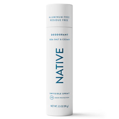 Native Sea Salt & Cedar Deodorant & Body Spray, 3.5 oz - ShopRite