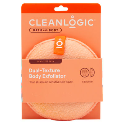 Cleanlogic Bath and Body Sensitive Skin Dual-Texture Body Exfoliator ...