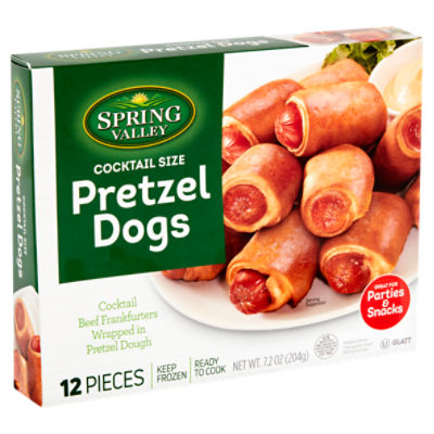 Spring Valley Cocktail Size Pretzel Dogs, 12 count, 7.2 oz
