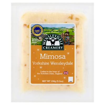 WENSLEYDALE CREAMERY Yorkshire Wensleydale Mimosa, Cheese