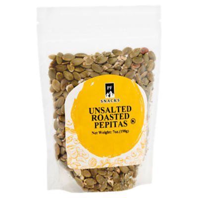 PF Snacks Unsalted Roasted Pepitas, 7 oz
