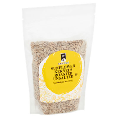 PF Snacks Roasted Unsalted Sunflower Kernels, 9 oz