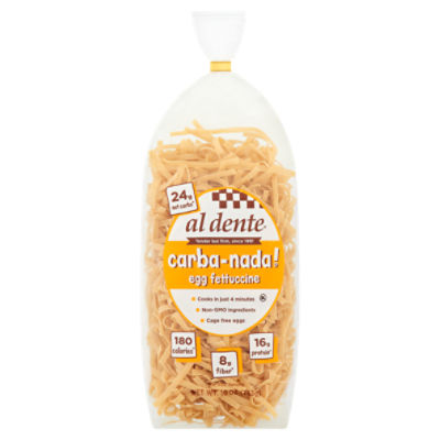 Al Dente Carba-Nada! Egg Fettuccine Pasta, 10 oz - Fairway